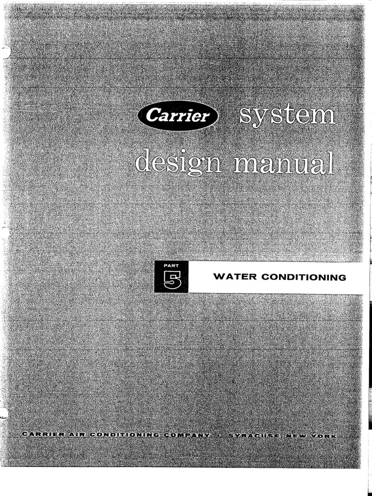 05-Hvac Design Manual - Water Conditioning - Part 5 | PDF