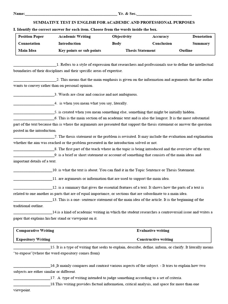 Summative in Eaap | PDF | Evaluation | Human Communication
