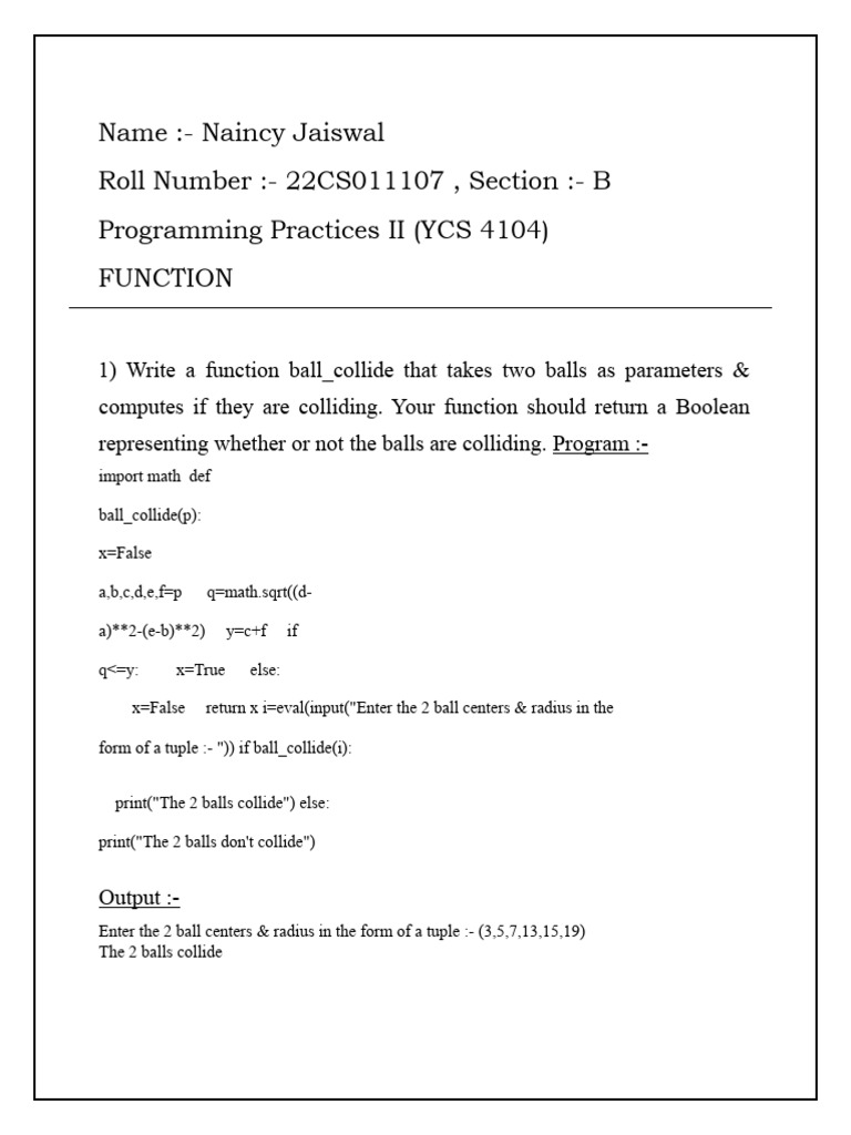 Naincy Mod 5 Python | PDF | Computer Programming
