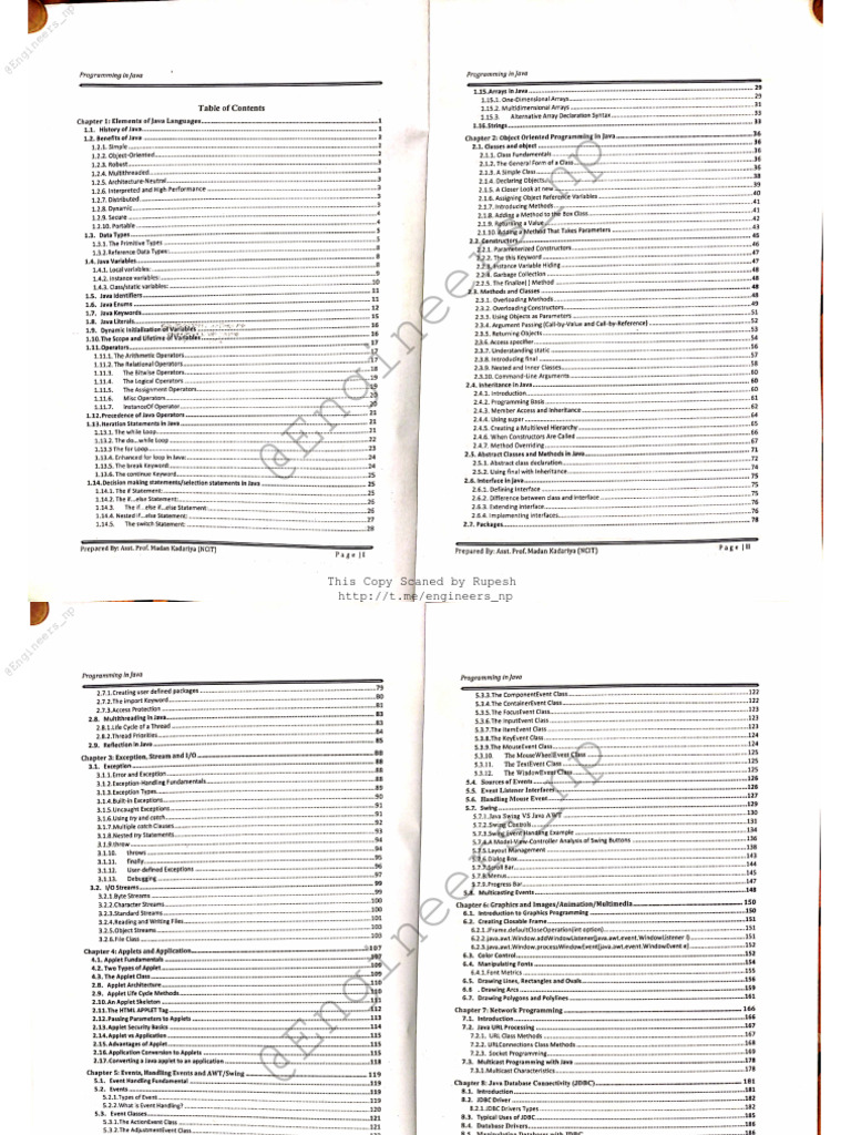 JAVA Complete Note Final | PDF