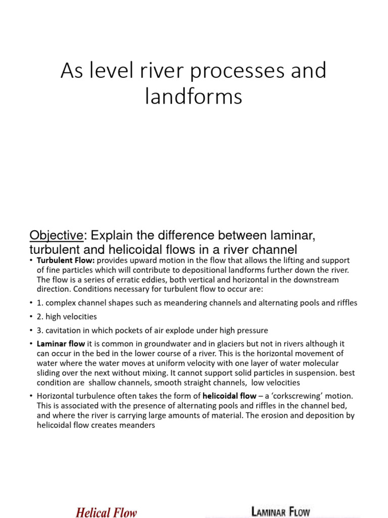 As - Level River Studies | PDF | River | Flood