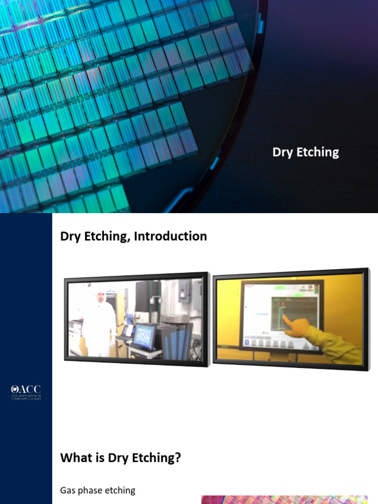 Dry Etching | PDF | Plasma (Physics) | Vacuum Tube