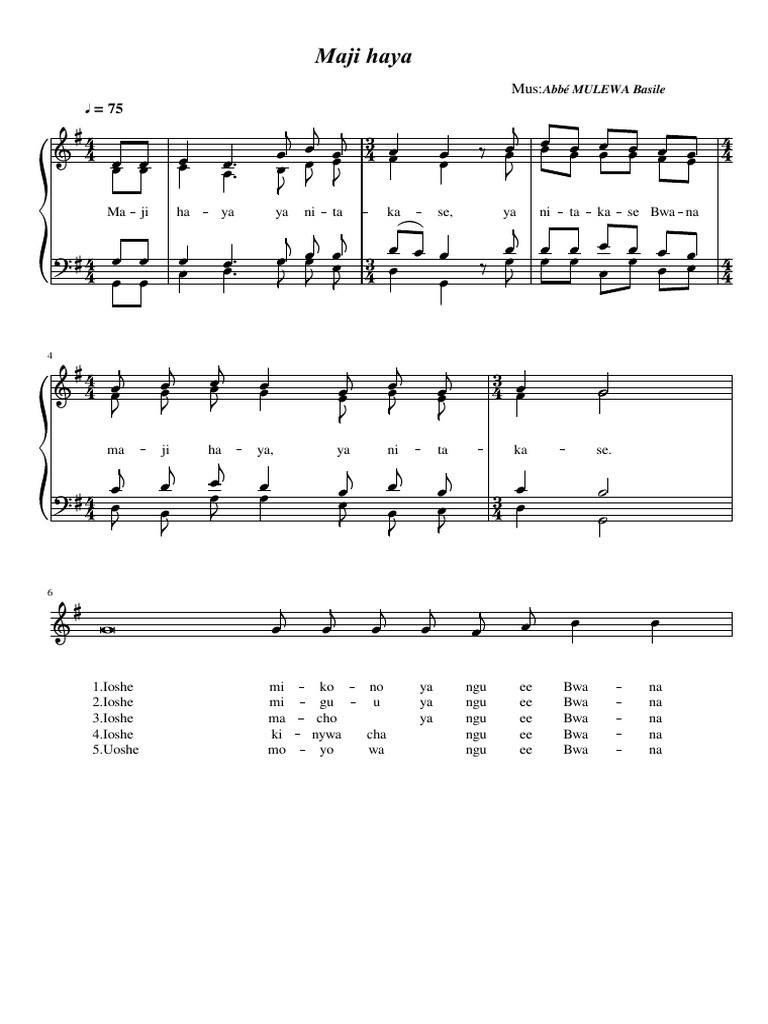 Maji - Haya OK | PDF