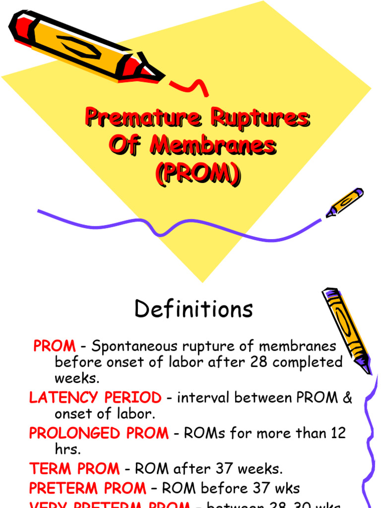 PROM | PDF | Preterm Birth | Medical Specialties