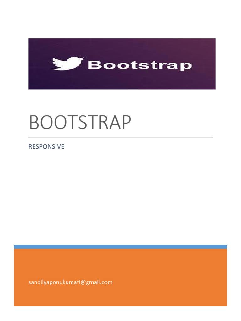 Cours Bosstrap Sas | PDF | Bootstrap (Front End Framework) | Html Element