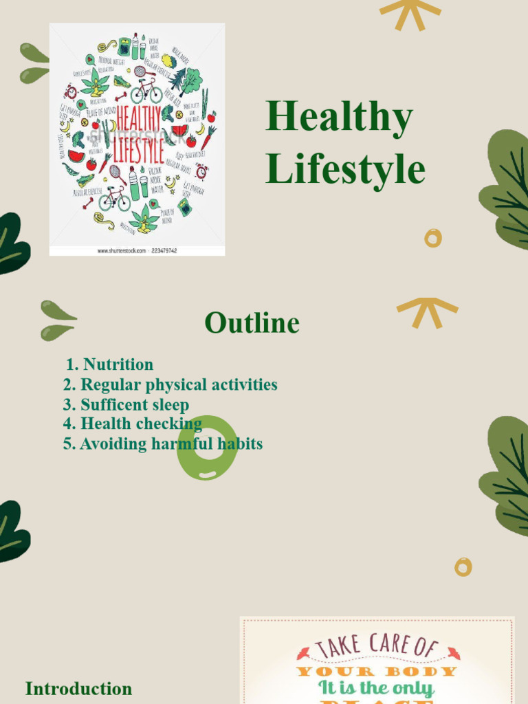 89051-Healthy Lifestyle PowerPoint Template | PDF