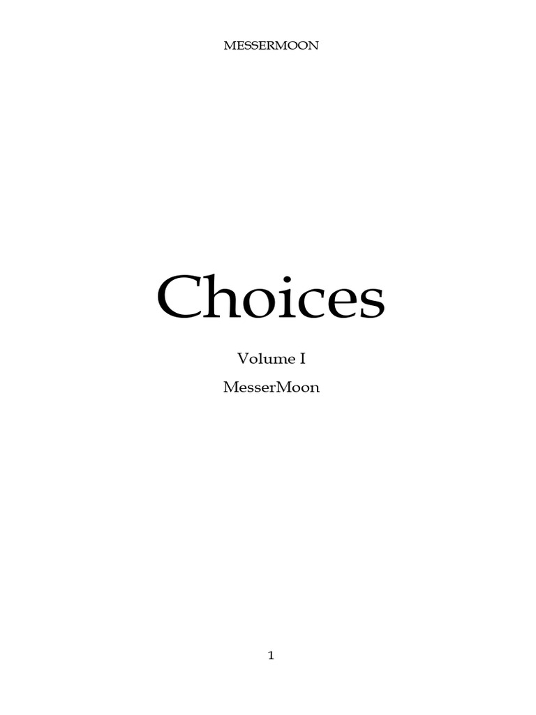 Choices1 Interior | PDF