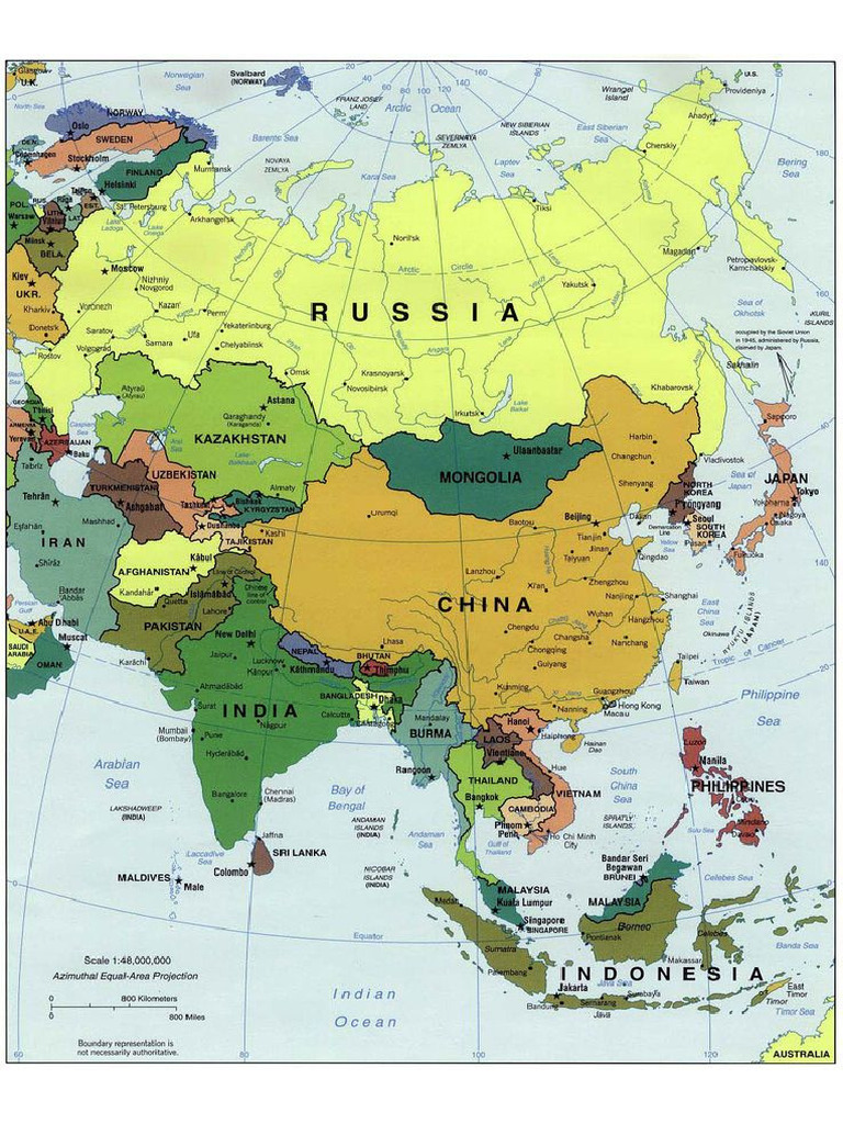 Map of China and Neighboring Countries | PDF