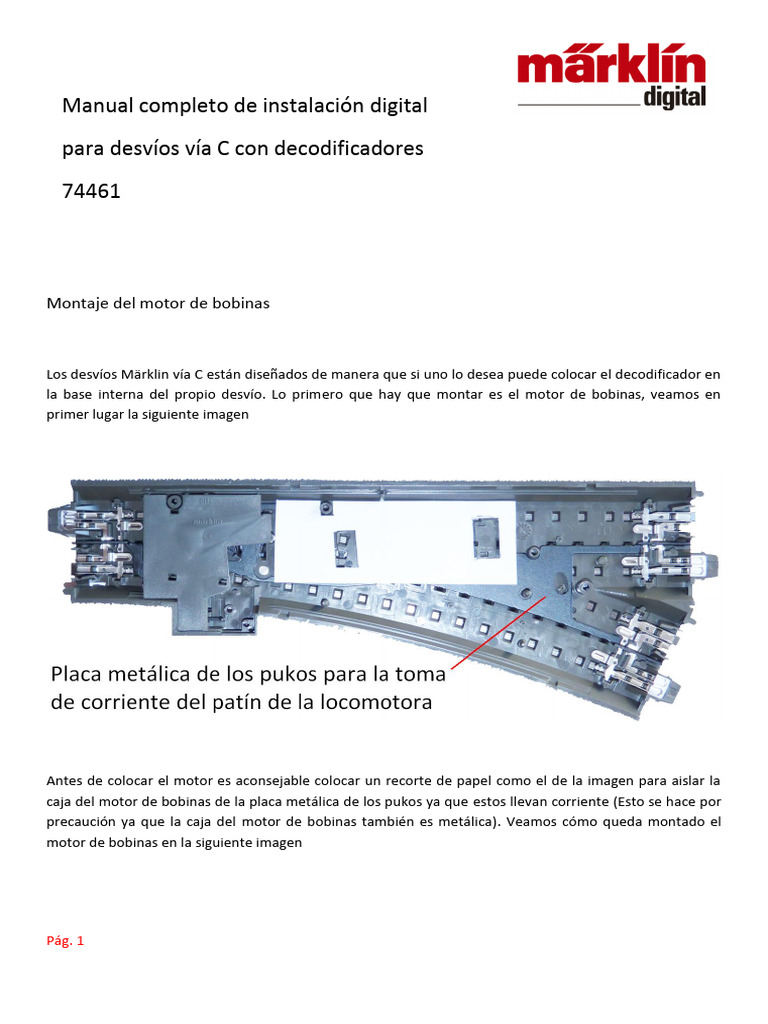 Instalación Decodificador 74461 Vía C | PDF | Corriente eléctrica | Cambiar
