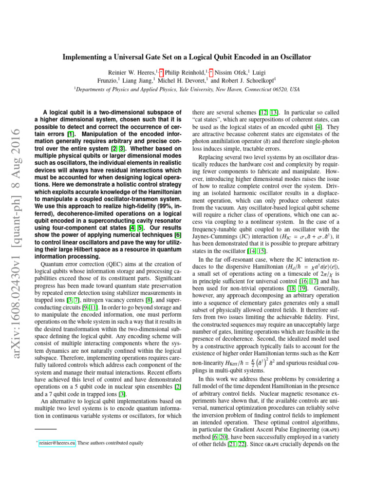 2016 - Arxiv Preprint - Heeres Et Al | PDF | Applied Mathematics ...