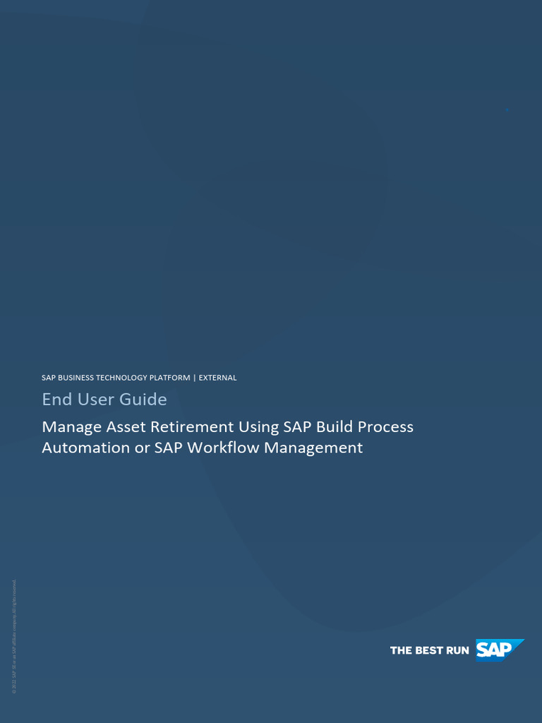 EndUserGuide-Manage Asset Retirement | PDF | Automation | Systems Engineering