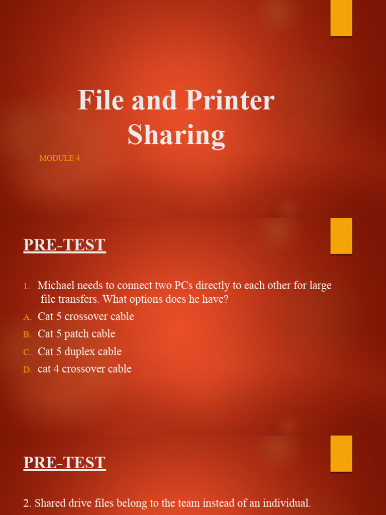 Module 4 | PDF | Peer To Peer | Computer File
