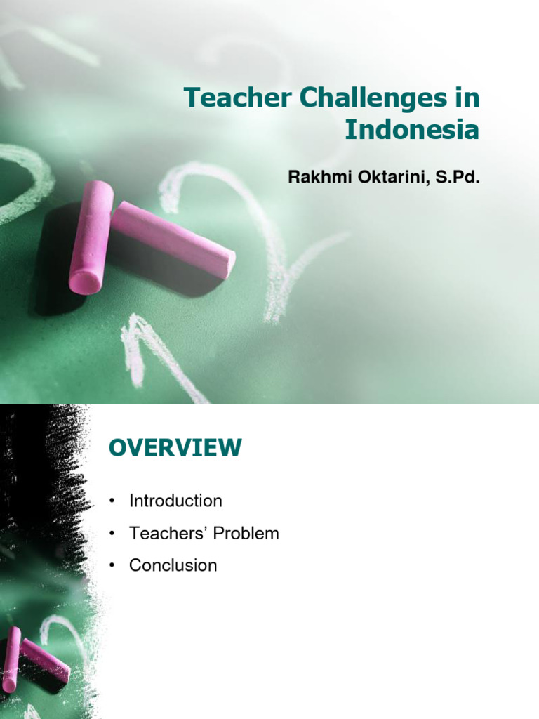 Teacher Challenges in Indonesia | PDF | Teachers | Learning