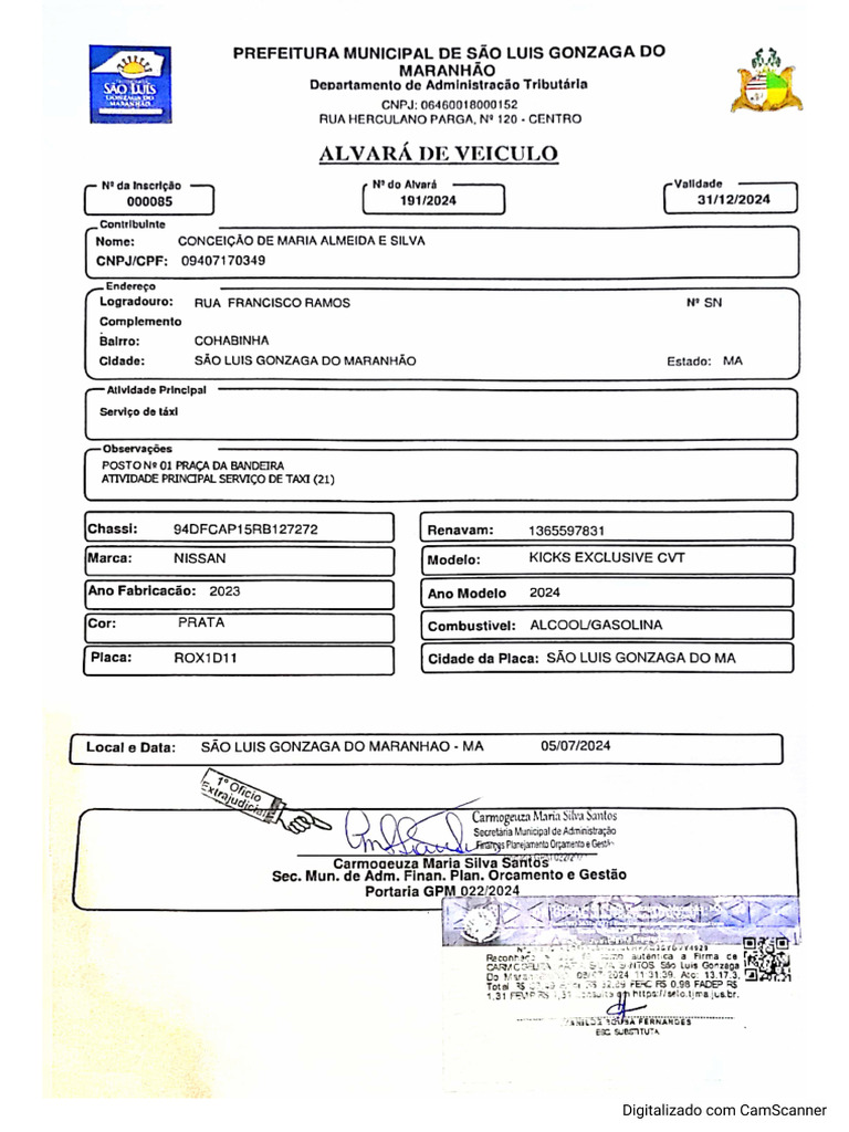 Certidão e Alvará | PDF