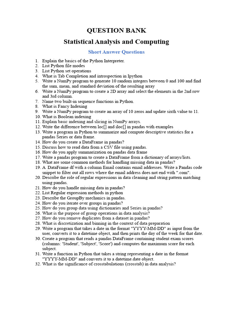 SAC QB 2023-2024 | PDF | Computing | Computer Programming