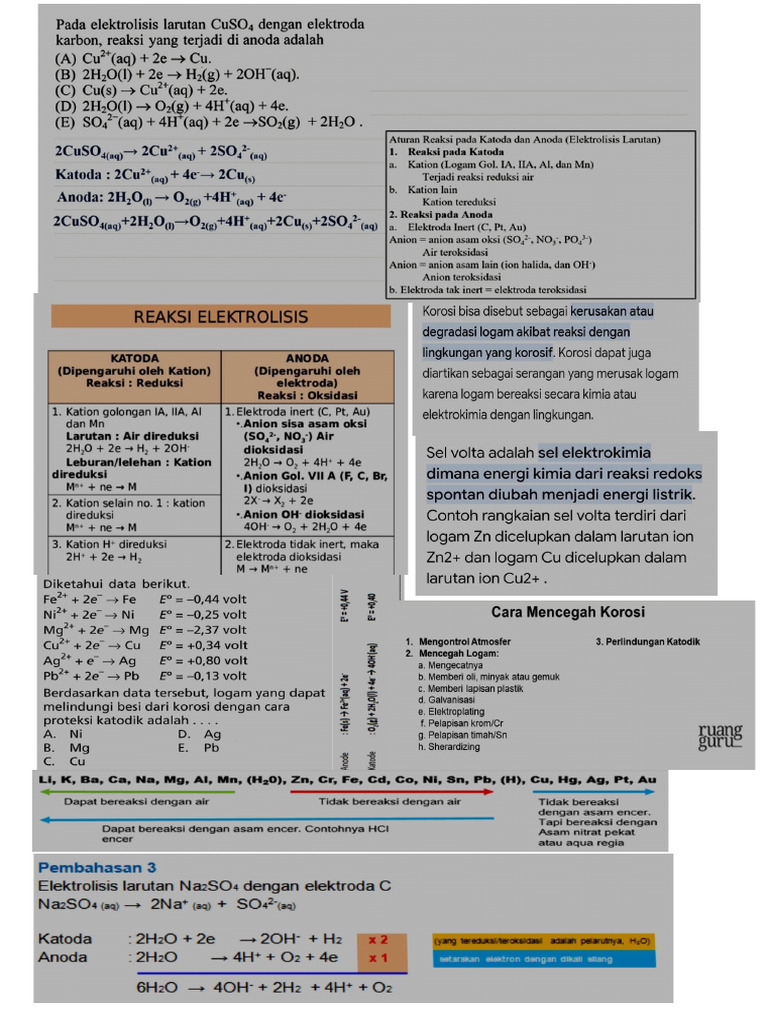 Kisi Kisi Kimia Kelas 12 Pas 1 | PDF