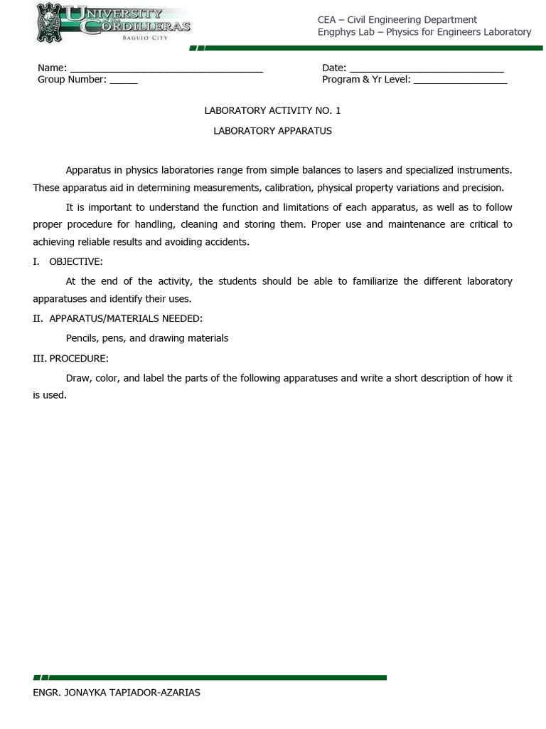 1-Laboratory Apparatus | PDF | Laboratories | Engineering