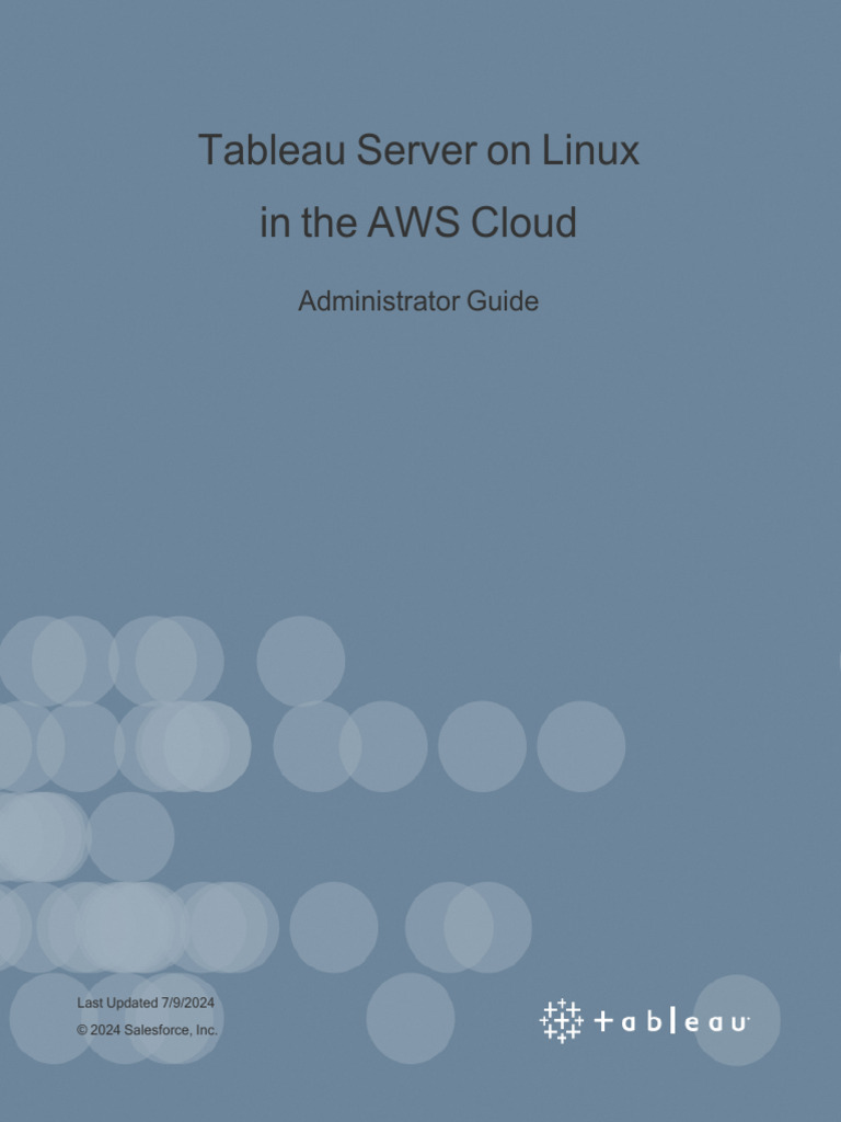 Tableau Server Linux Aws Pdf Cloud Computing Amazon Web Services 6782