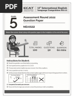 Grade 5 English Model Questions 2025 | PDF | Language Mechanics ...