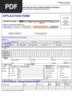 Tesda Application Form | PDF