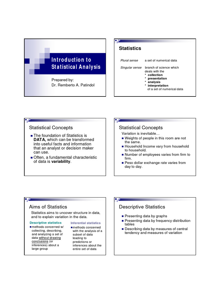 Intro to Stat | PDF | Statistics | Level Of Measurement
