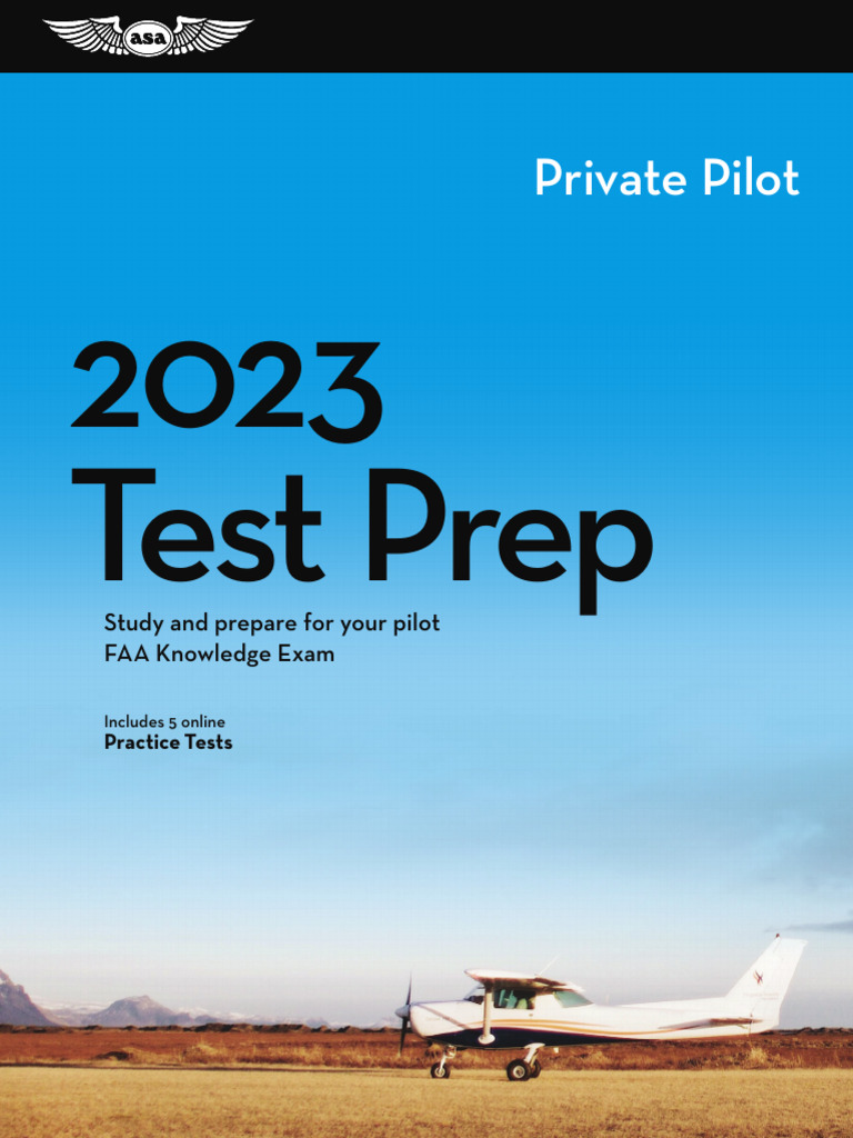 2023 Private Pilot Test Prep Guide | PDF | Flight Instructor | Visual ...