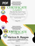 SLAC Participation Certificate Template | PDF