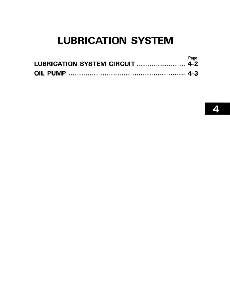 04 - Lubrication System | PDF