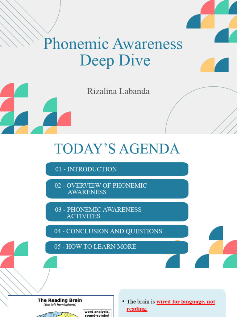 Phonemic Awareness Deep Dive | PDF | Phonics | Syllable