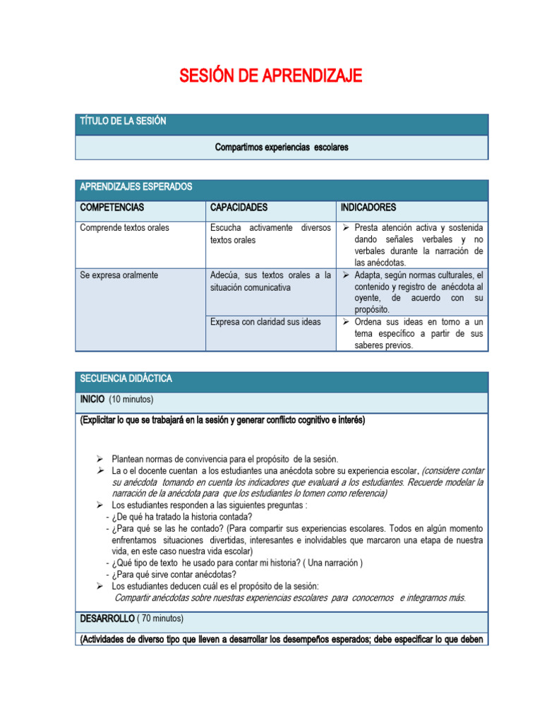 Com1 U1-Sesion4 | PDF | Evaluación | Ciencia cognitiva