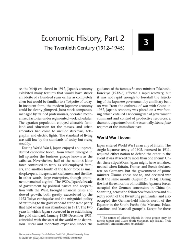 Flath Chapter 3 - The Twentieth Century (1912-1945) | PDF | Interest ...