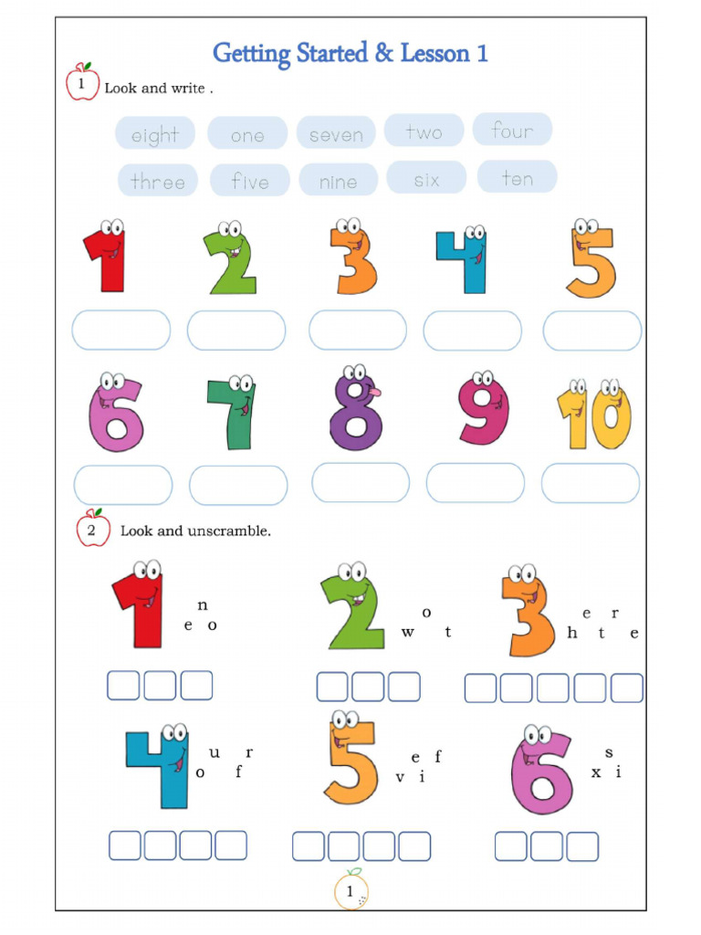 Smart Start 2 - Review Numbers | PDF