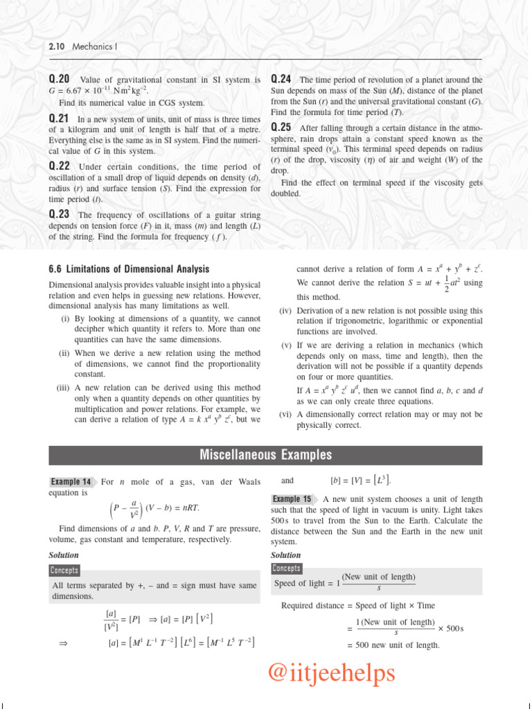 Units & Dimensions Practice | PDF | Quantity | Metrology