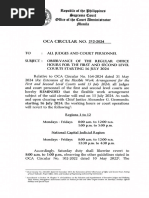 2021 OCA Circulars | PDF