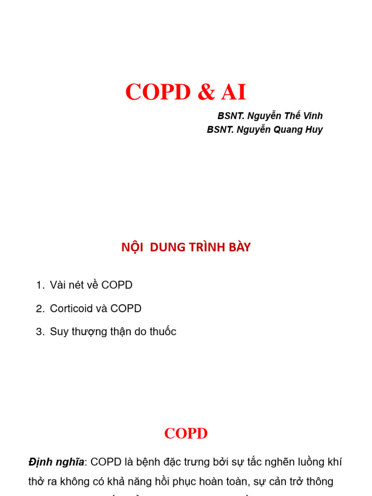 Copd Và Ai | PDF