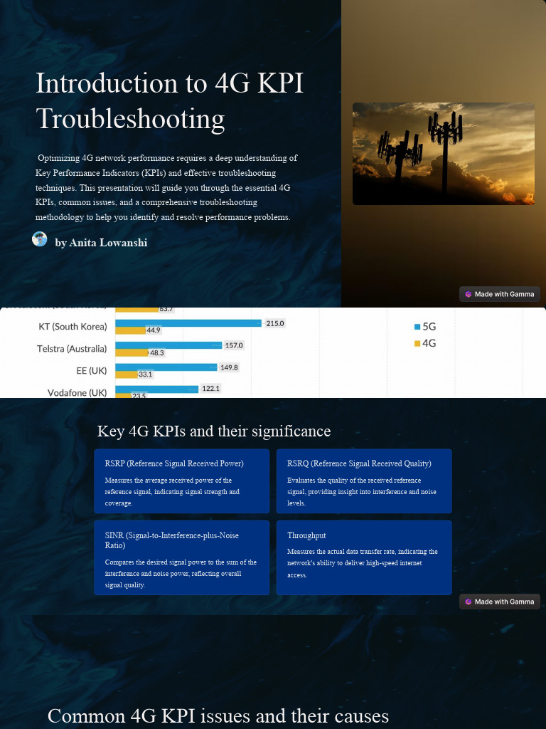 Introduction to 4G KPI Troubleshooting | PDF | Performance Indicator ...