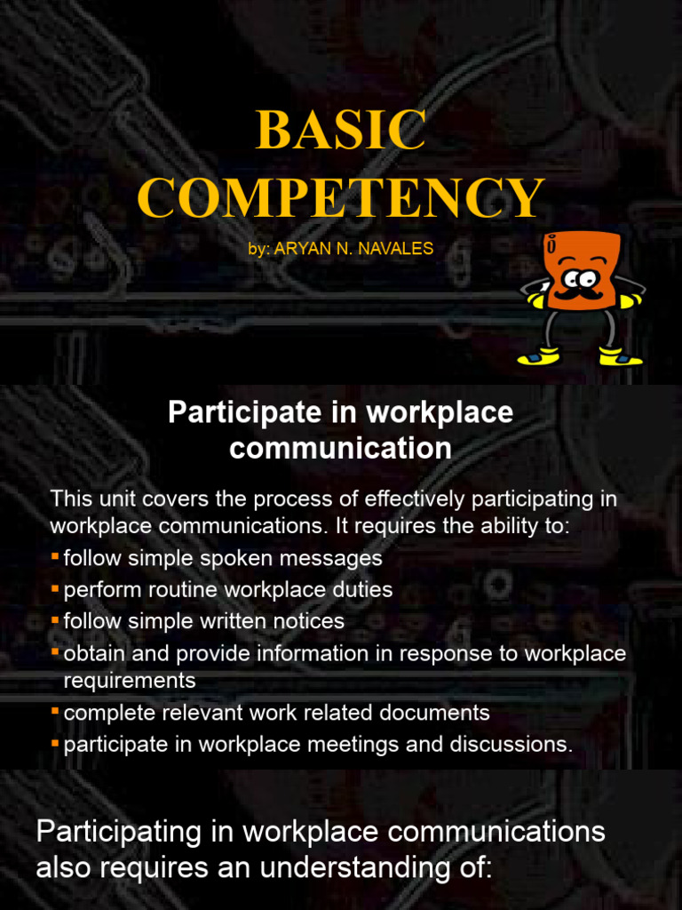 1.2 Basic Competencies | PDF | Communication | Behavioural Sciences