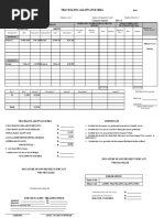 Form For TTA Claim | PDF