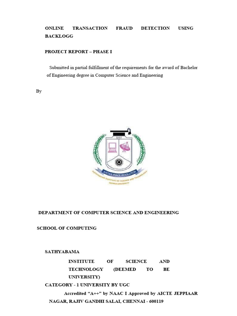 Online Transaction Fraud Detection Using Backlogging On Ecommerce ...
