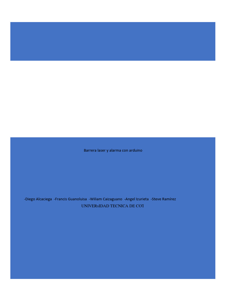 Proyecto de Investigación | PDF | Electrónica | Arduino