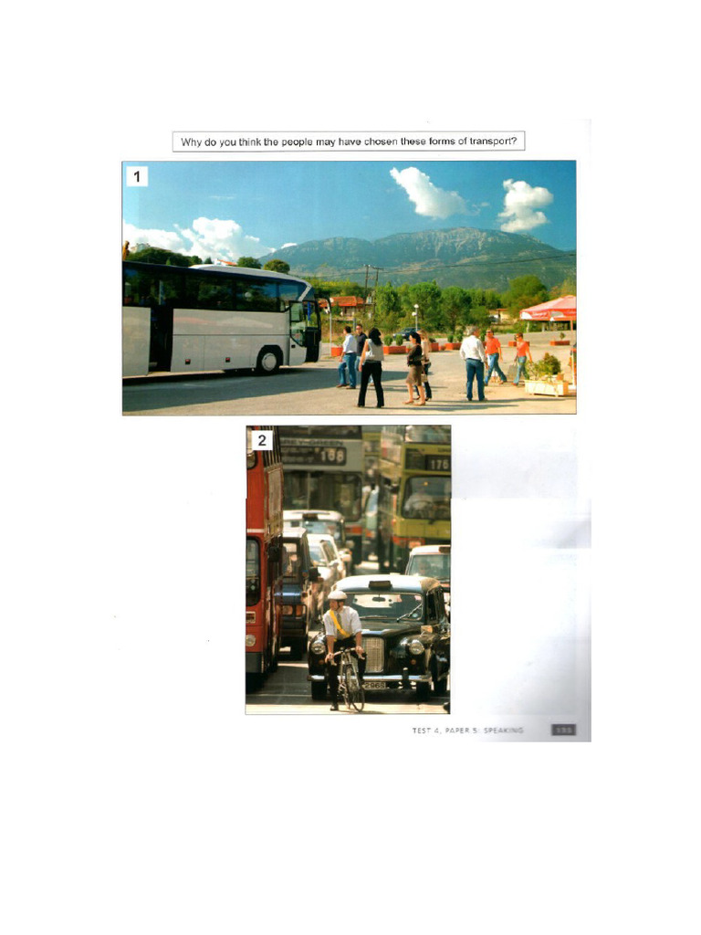 FCE PTP T4 Speaking Material | PDF