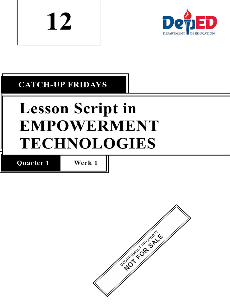 CO 2024 LS G12 CUF WEEK1A EmpTech RVP | PDF | World Wide Web | Internet & Web