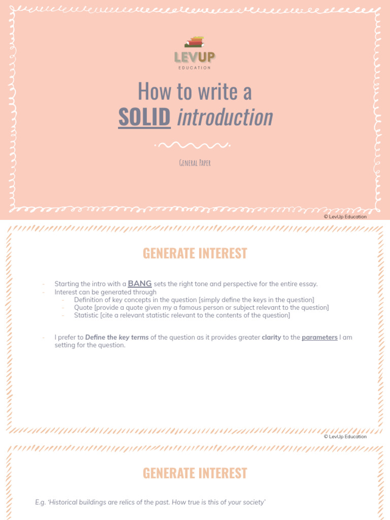 8807_LS1-How-to-Write-a-Solid-Introduction-for-General-Paper | PDF