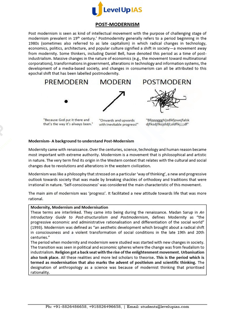 Handout.11 | PDF | Postmodernism | Ethnography