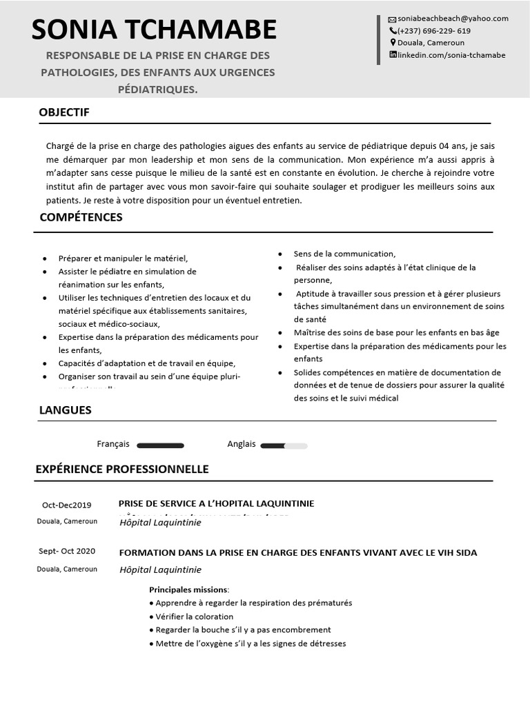 Responsable Pédiatrique en Urgences | PDF | Médecine de soins intensifs ...