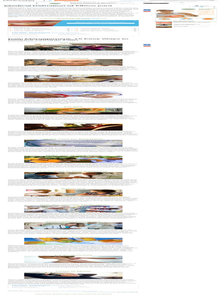 Definition of Elbow Joint | PDF | Health Sciences | Human Diseases And ...