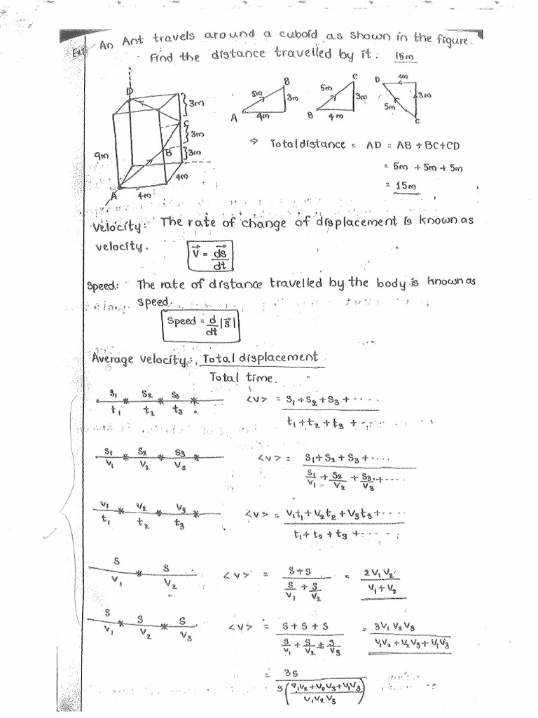 1 Kinematics | PDF