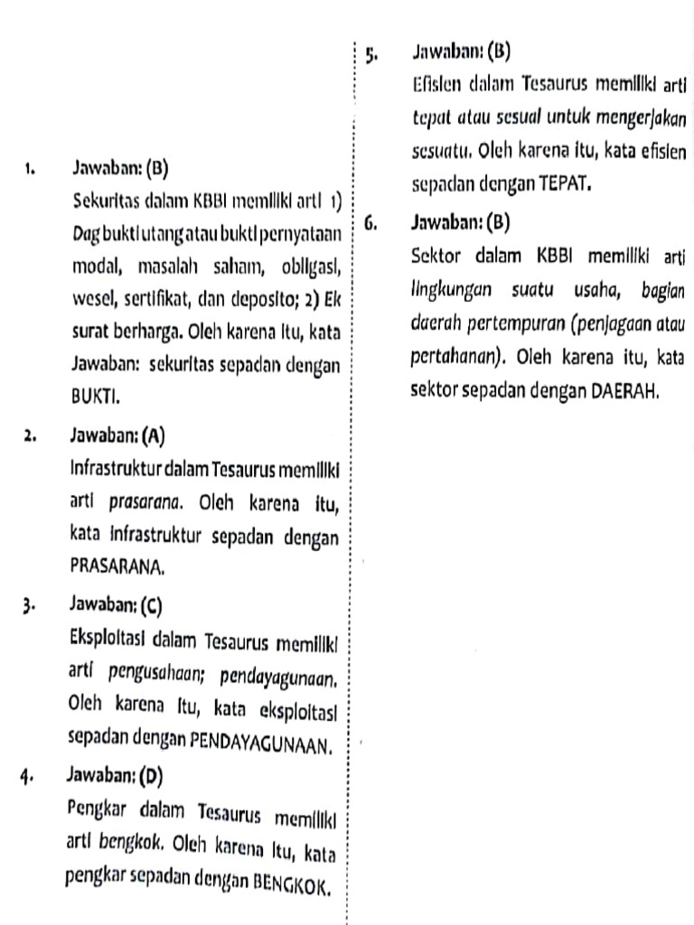Kunci Tiu 40 | PDF