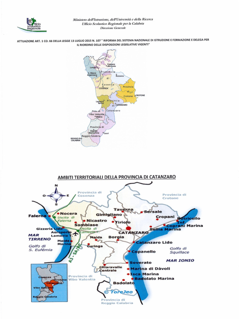 Ambiti Territoriali Calabria | PDF