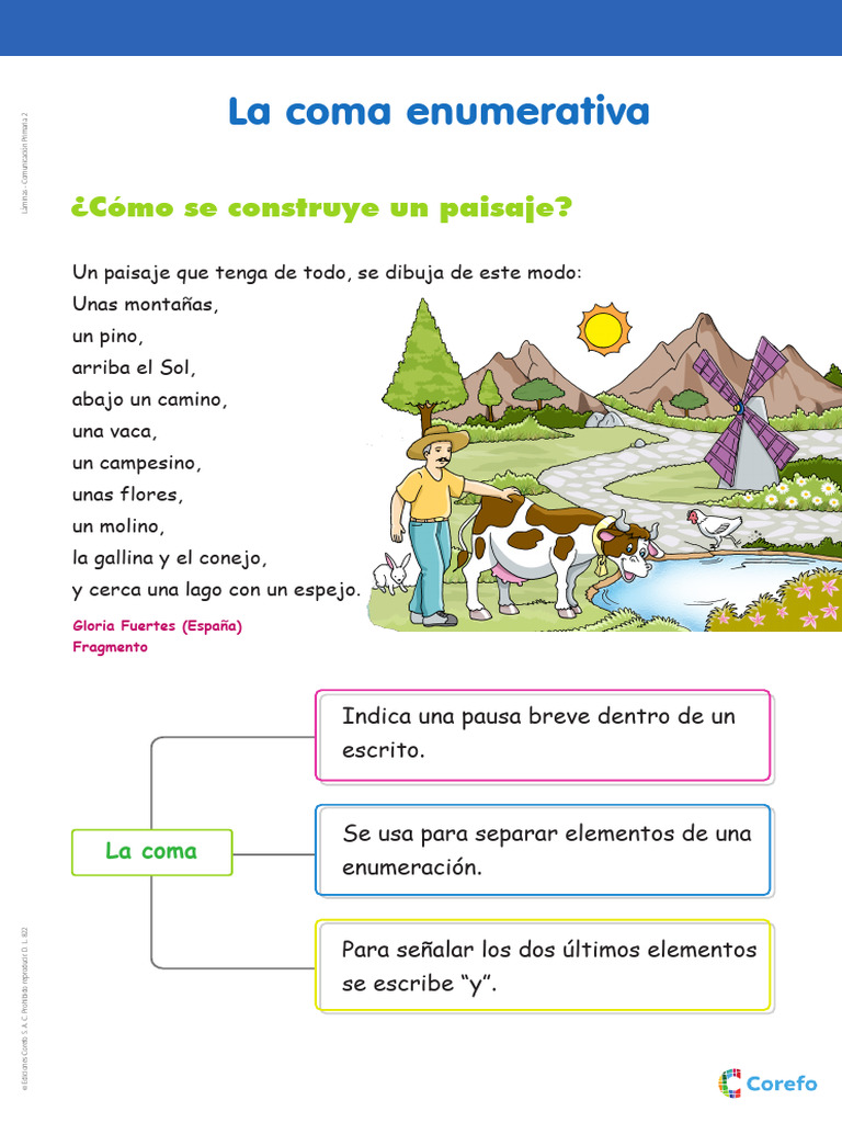 LÁMINA - La Coma Enumerativa | PDF